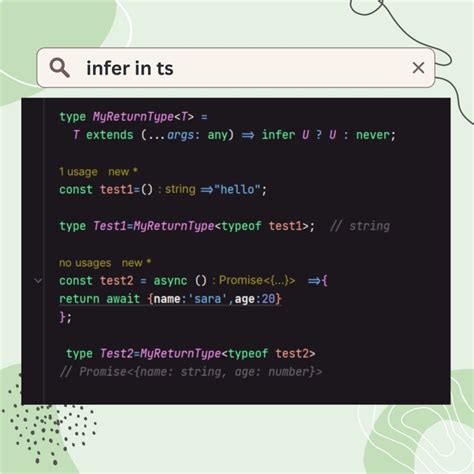 Typescript Typeinference Programming Webdevelopment Techtips Sara Gholampour
