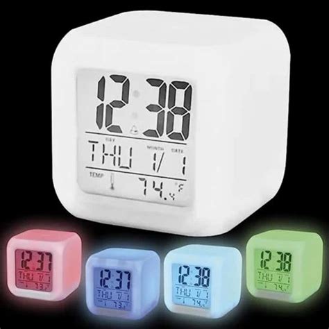LED Colour Changing Digital Glowing Alarm Clock At Rs LED Digital Clock In New Delhi ID