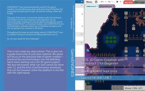 2d and 3d game creation with construct 3 for beginner gameengines