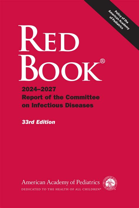 Red Book 2024 Report Of The Committee On Infectious Diseases Red Book Report Of The Committee