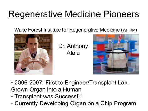 Tissue Engineering And Regenerative Medicine Pptx Surgery Medical Health
