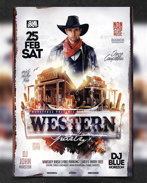 Western Theme Programs Templates