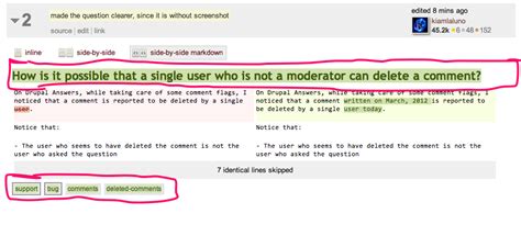 Removing A Revision From A Question Causes The Tags And The Title To Be Removed Meta Stack