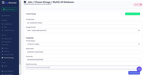 How To Backup Mysql To Amazon S3 Snapshooter Tutorials
