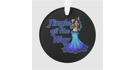 Blue Belly Dancer Ornament Zazzle
