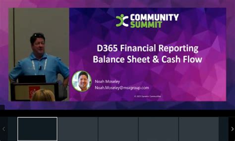 Balance Sheet And Cash Flow Statements Using D365 Financial Reporting