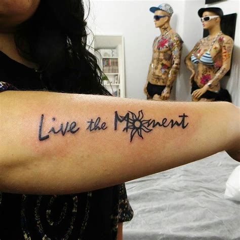 Living In The Moment Tattoo