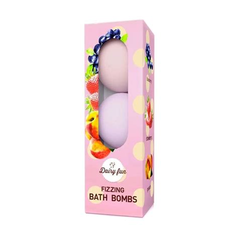 Набор бомбочек для ванны Delia Cosmetics Dairy Fun Fizzing Bath Bombs с ...