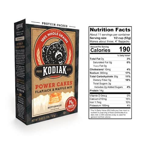 Buy Kodiak Cakes Power Cakes Protein Pancake Mix And Waffle Mix 100