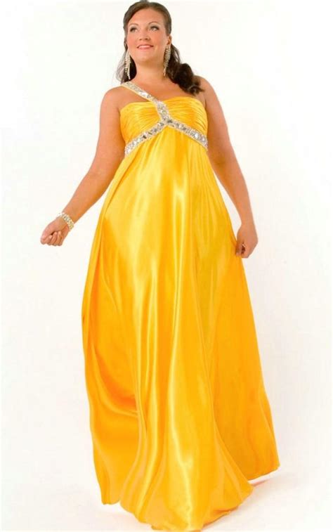 Yellow Plus Size Prom Dresses Pluslookeu Collection