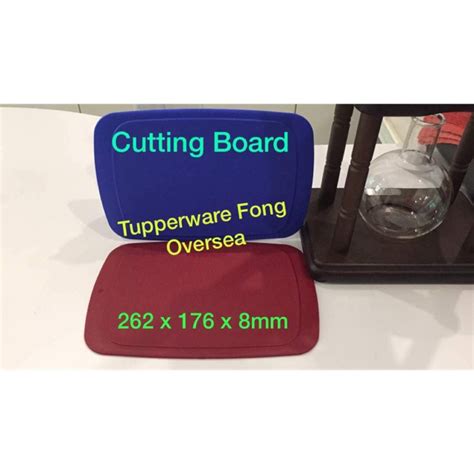 Tupperware Cutting Board 2pcs Shopee Malaysia