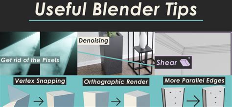 Useful Blender Tips BlenderNation