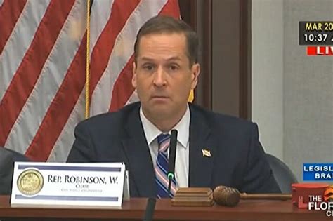 Rep Will Robinson Jr Reads Fake Names Anita Dick Holden Hiscock