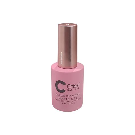 Chisel Nail Art Black Diamond Matte Top Gel 0 5 Fl Oz Beauty Zone