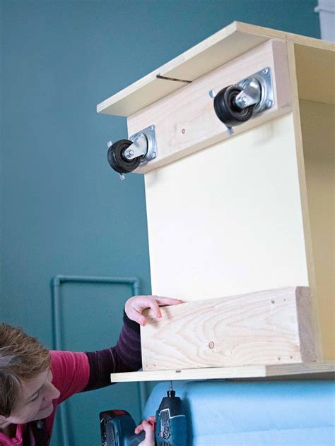 Diy Rolling Storage Shelves For The Garage Hgtv