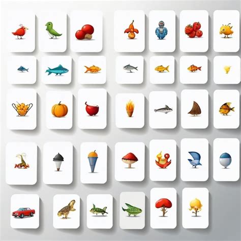 Flashcards Vector Set White Background Isolated Premium Ai Generated Vector