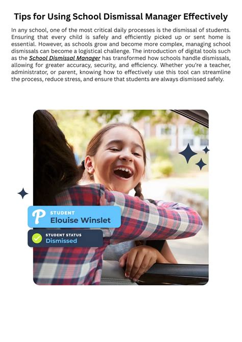 Ppt Tips For Using School Dismissal Manager Effectively Powerpoint