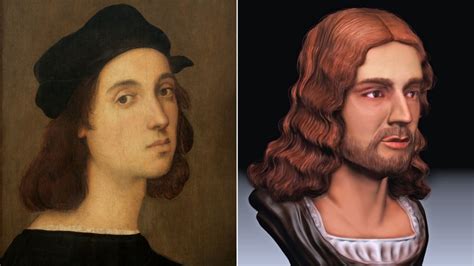 Raphael Gave Himself A Nose Job In Self Portraits 3d Rendering Reveals