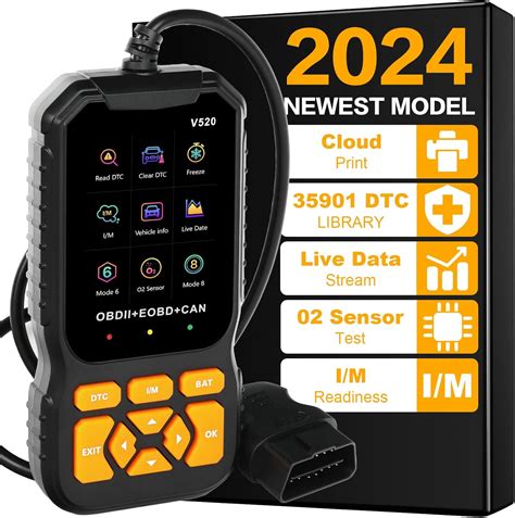 Obd2 Scanner Diagnostic Scan Tool Enhanced V520 Vehicle Code Reader Auto Obdii Eobd Car Check