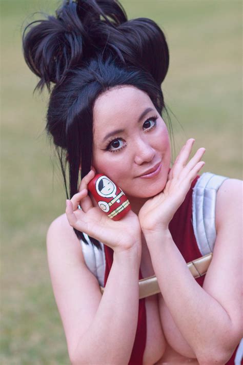 Momo Yaoyorozu Acting Cute Cosplay By Firecloak On Deviantart