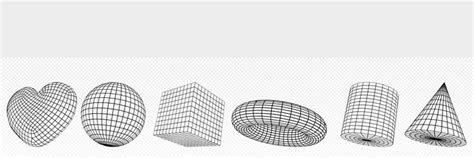 Realistic 3d Set Of Geometric Figures Royalty Free Vector