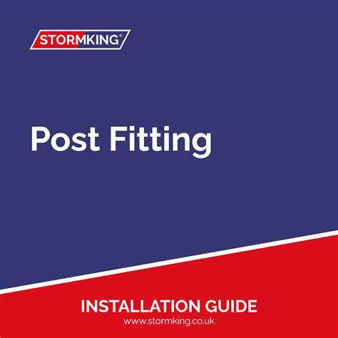 Installation Guides Stormking