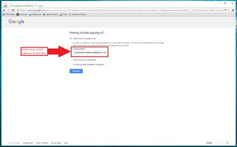 How To Reset A Gmail Password