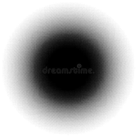 Halftone Element Circular Halftone Pattern Specks Halftone Ci Stock Illustration