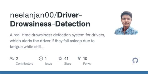 Github Neelanjan Driver Drowsiness Detection A Real Time Drowsiness Detection System For