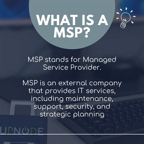 Upnode Pty Ltd on LinkedIn: What is a MSP and why a small business might need one?🌐 An MSP (managed…