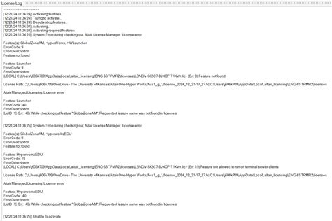 Invalid License Altair Community