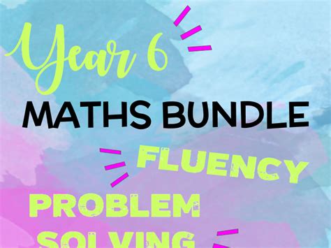 Year 6 Maths Bundle Teaching Resources