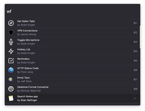 github rknightuk alfred workflows my alfred workflows