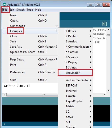 Attiny85 Programmarlo Utilizzando Arduino Uno Configurato Come Isp