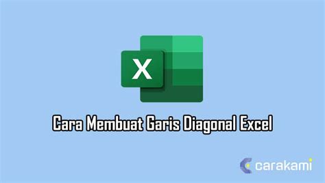 3 Cara Membuat Menambahkan Garis Diagonal Di Sel Excel