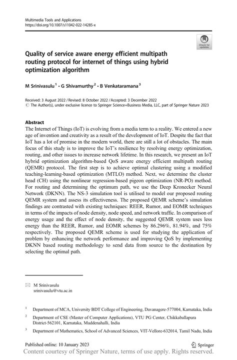 Quality Of Service Aware Energy Efficient Multipath Routing Protocol For Internet Of Things