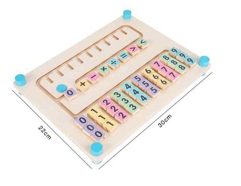 Wooden Maze Of Arithmetic Operations V R Toys