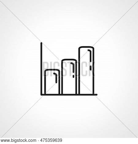 Bar Chart Line Icon Vector Photo Free Trial Bigstock