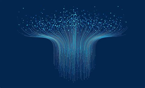 Premium Vector Technology Background Big Data Visualization Concept