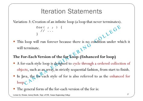 Control Statements In Java Pdf