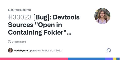 Bug Devtools Sources Open In Containing Folder Crashes · Issue