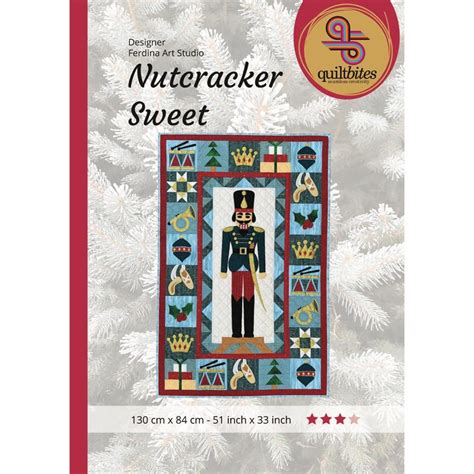 Nutcracker Sweet Quilt Pattern 51x33 Etsy