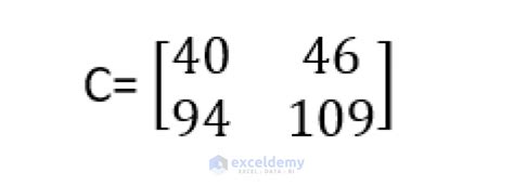 How To Do Matrix Multiplication In Excel 5 Examples Exceldemy