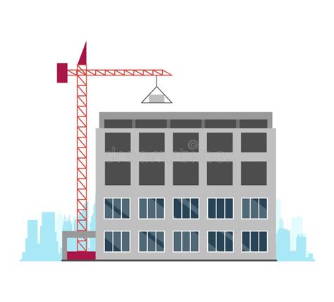 construction site stage multi story house construction building