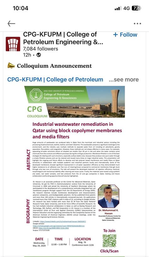 Mohammad Hassan On Linkedin I Was Delighted To Give A Talk About Our Recent Work On Using The