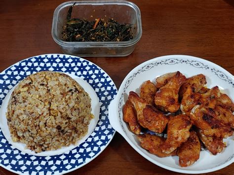 계란볶음밥 버팔로 윙 봉 남궁루리