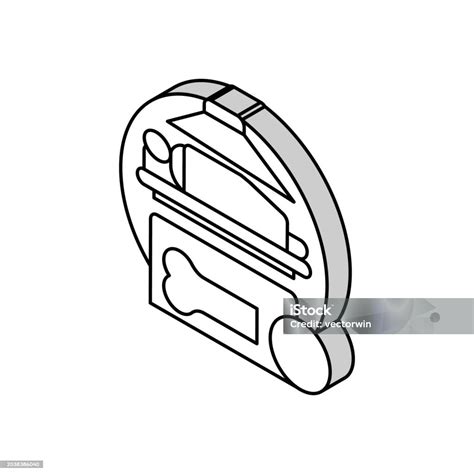 뼈 밀도 건강 체크 아이소 메트릭 아이콘 벡터 일러스트 레이 션 간호사에 대한 스톡 벡터 아트 및 기타 이미지 간호사 건강관리와 의술 등측투영법 Istock