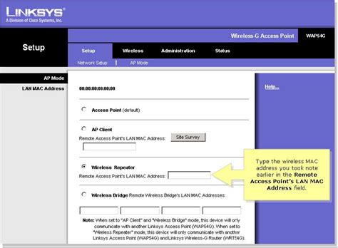 Networking Information Technology Configure An Access Point As A