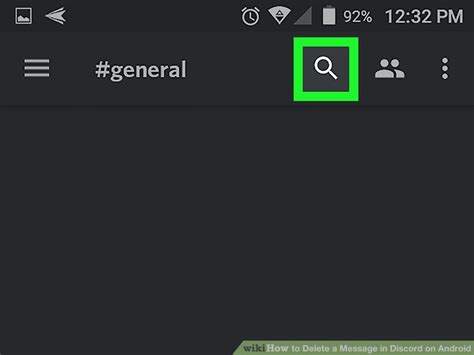 how to delete a message in discord on android with pictures