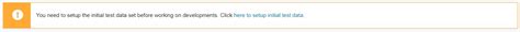 Setting Up Initial Test Data Ale Documentation For Ifs Cloud
